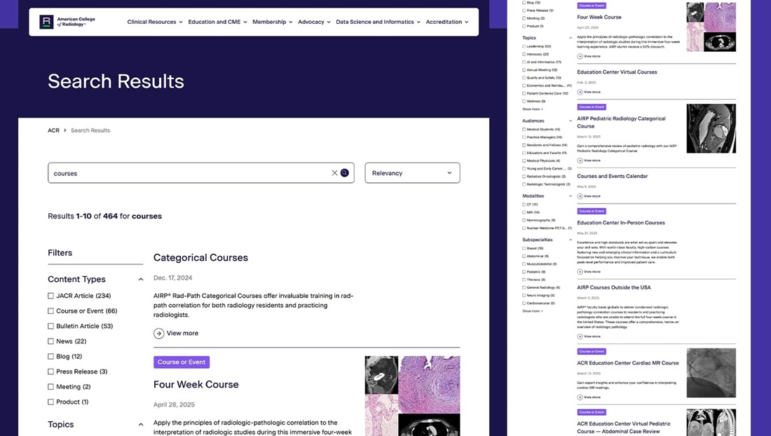 Inspiring Radiologists of the Future with ACR Redesign | Velir