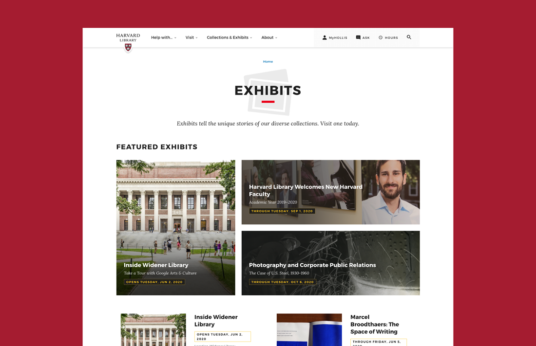 Creating Culture of Use for Harvard Library | Velir