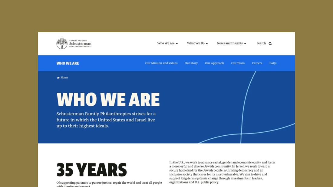 Redesigning a Philanthropy’s Website for a New Era of Growth | Velir